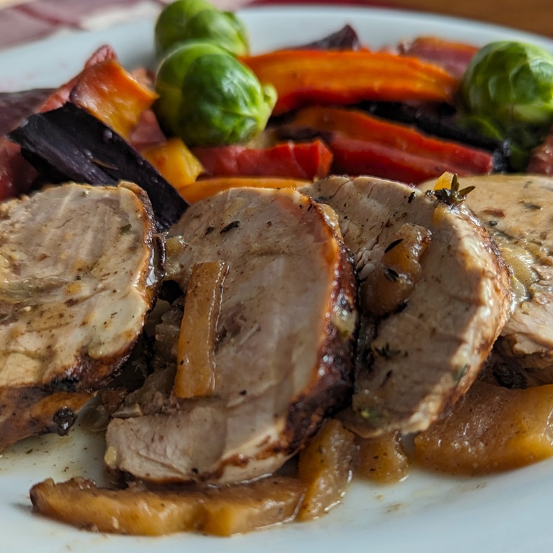 The Perfect Fall Feast: Apple Stuffed Pork Tenderloin – The Fuzzy Artichoke